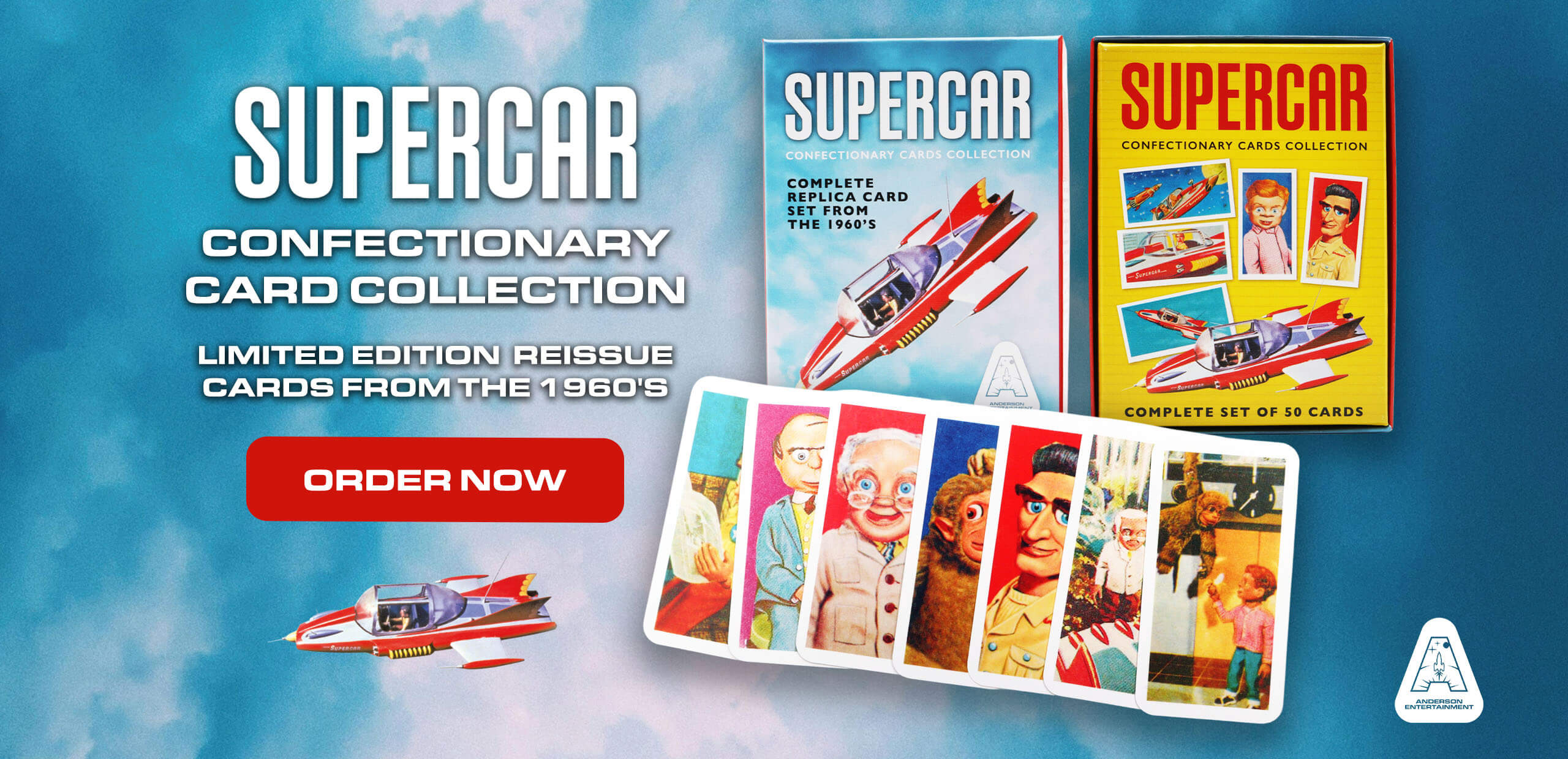 Supercar Confectionary Replica Card Set Now Available – The Gerry Anderson Store