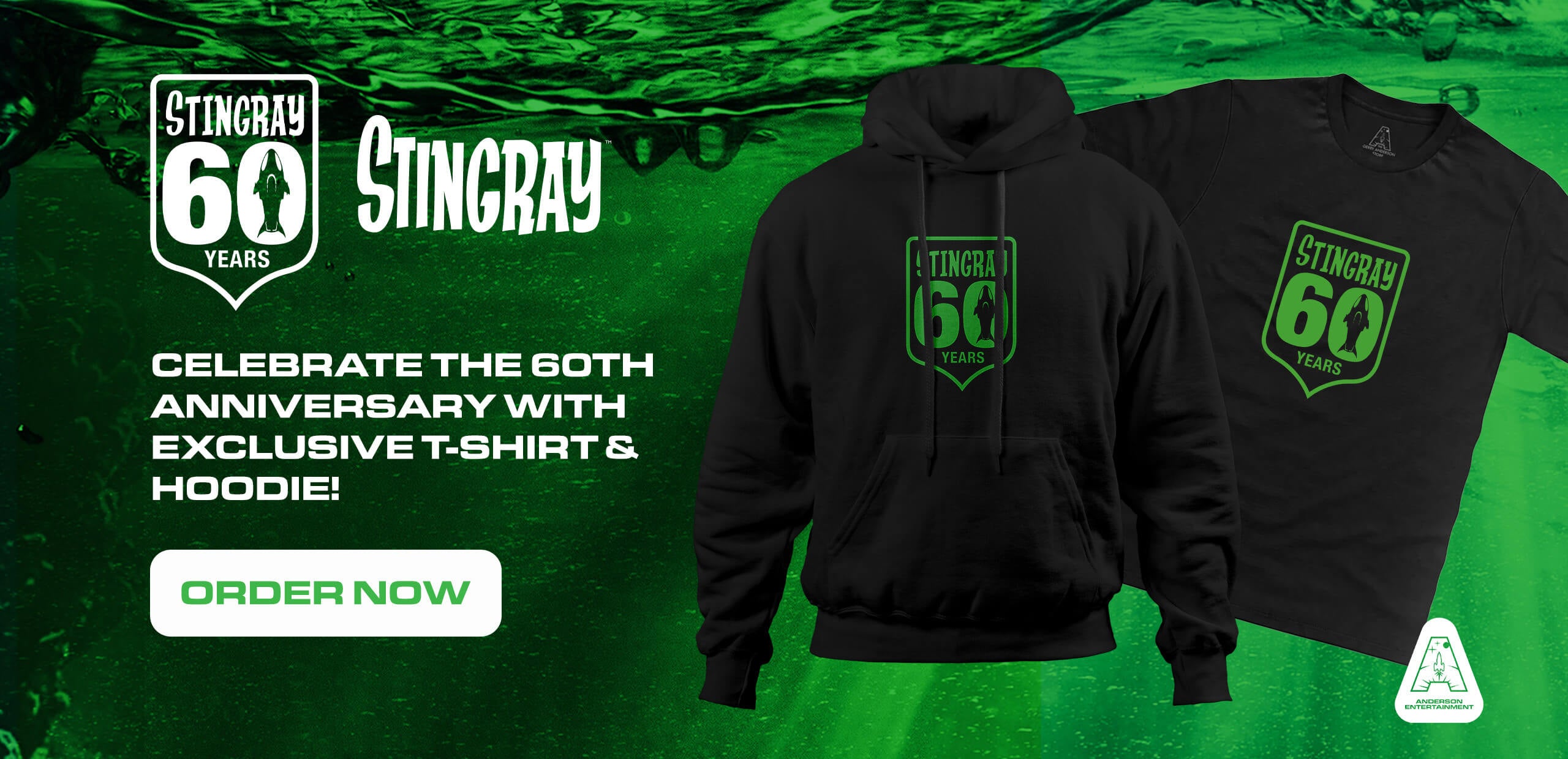 Order the Stingray 60th Anniversary Hoodie Now! – The Gerry Anderson Store