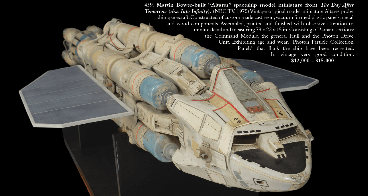 Martin Bower's Altares Up for Auction – The Gerry Anderson Store